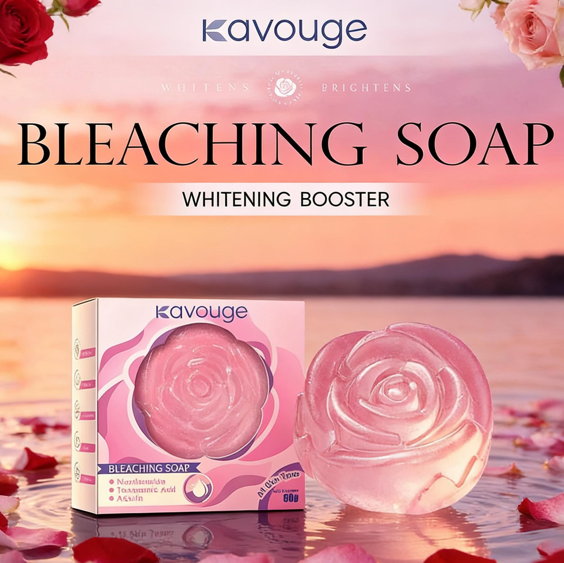 Kavouge Bleaching Soap Whitening Booster Niacinamide Face&Body Care Cl ...